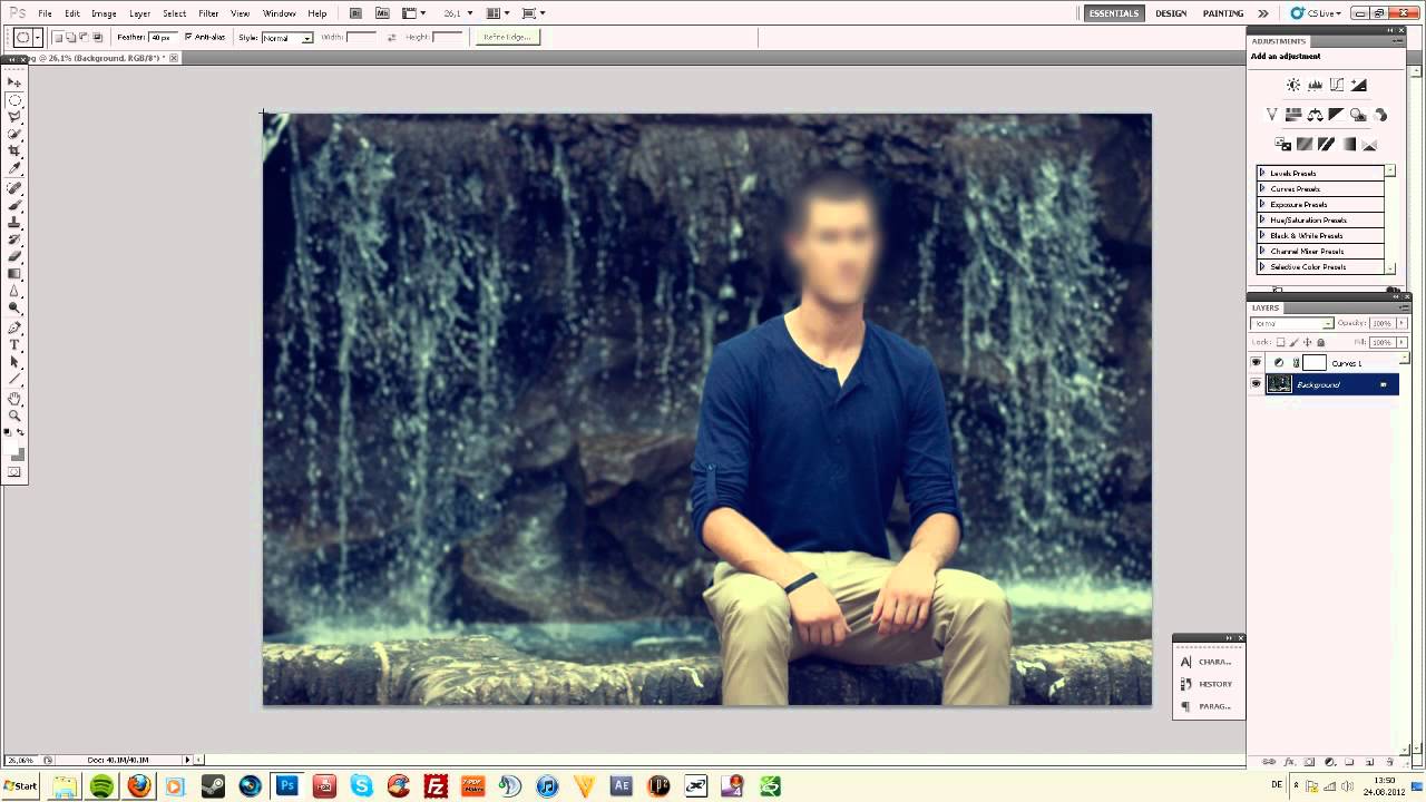 How to make the HIPSTER Effect (Photoshop Tutorial) - YouTube