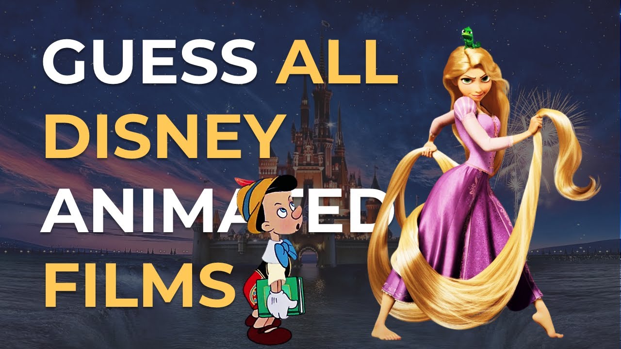 Guess all DISNEY animated films | MOVIE QUIZ - YouTube
