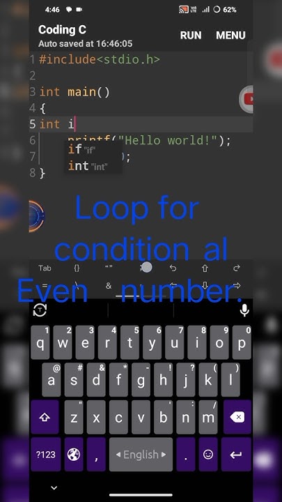 #program#coding#mobile #mobil #code #html #python #How to use Loop for even number conditional ...