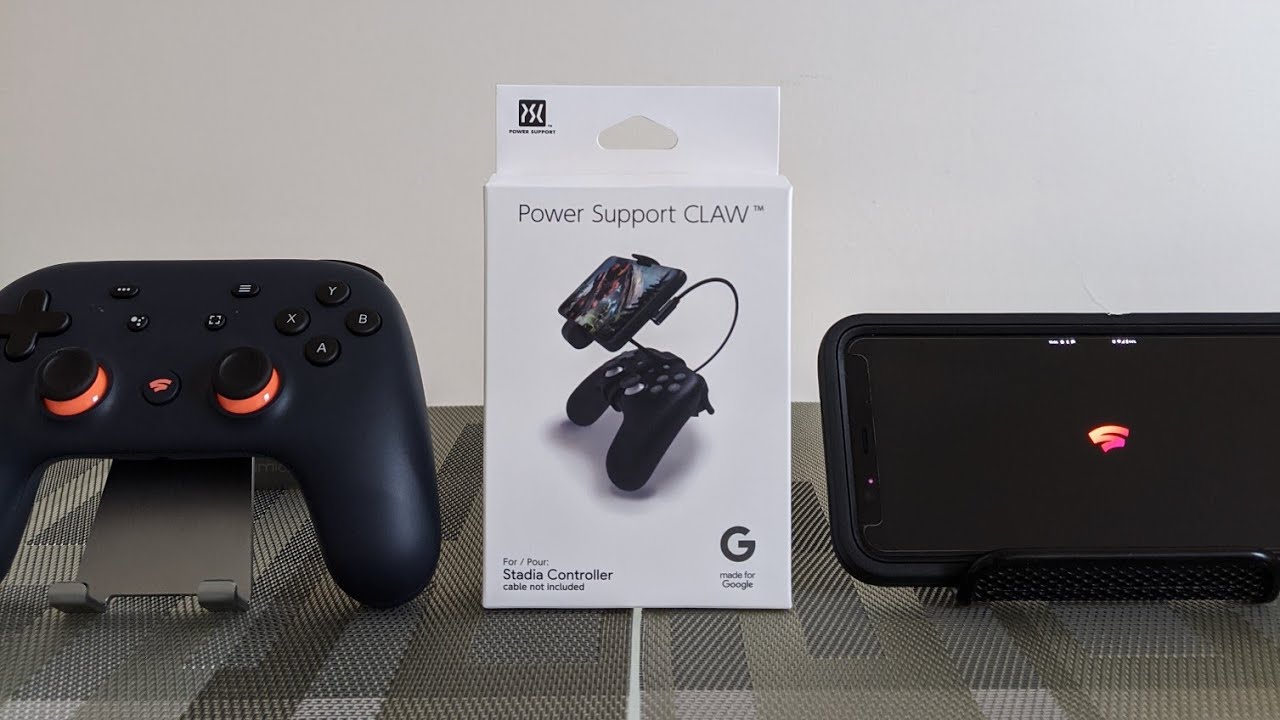 Stadia: Power Support Claw & Android Gaming! - YouTube