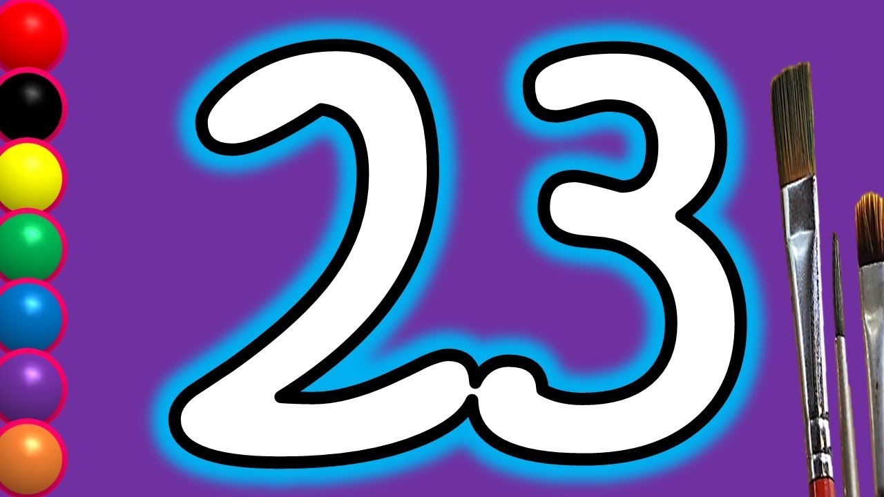 learn colors 23 numbers Drawing colours for kids children Surprise toys ...