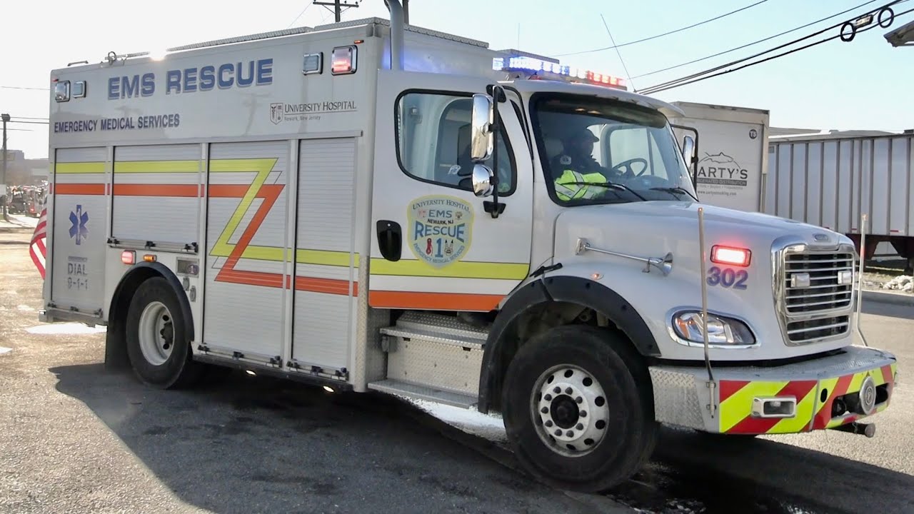 University Hospital EMS Rescue 302 Newark, NJ Responding to a chemical ...