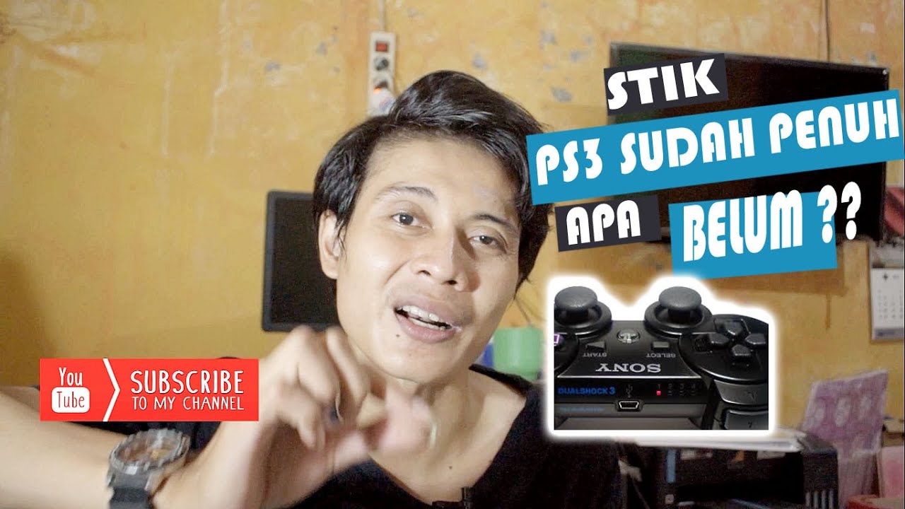 Cara Melihat Batre STIK PS3 FULL - YouTube