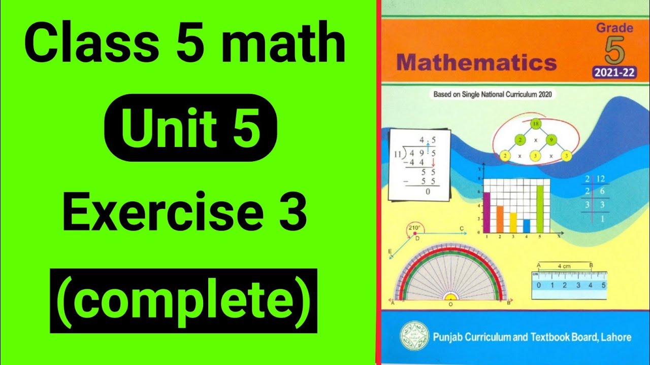 Class 5 Maths Unit 5 Exercise 3 | Class 5 Maths Chapter 5 Exercise 3 ...