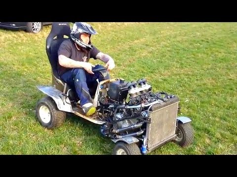 😈 Crazy Lawn Mowers ! ГазоноКосилки с Двигателями от Спортбайка 💪 ...