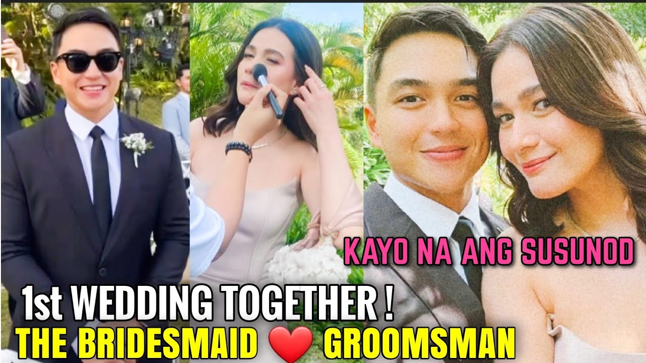 Bea Alonzo and Dominic Roque attends FIRST WEDDING Together | BeaDom ...