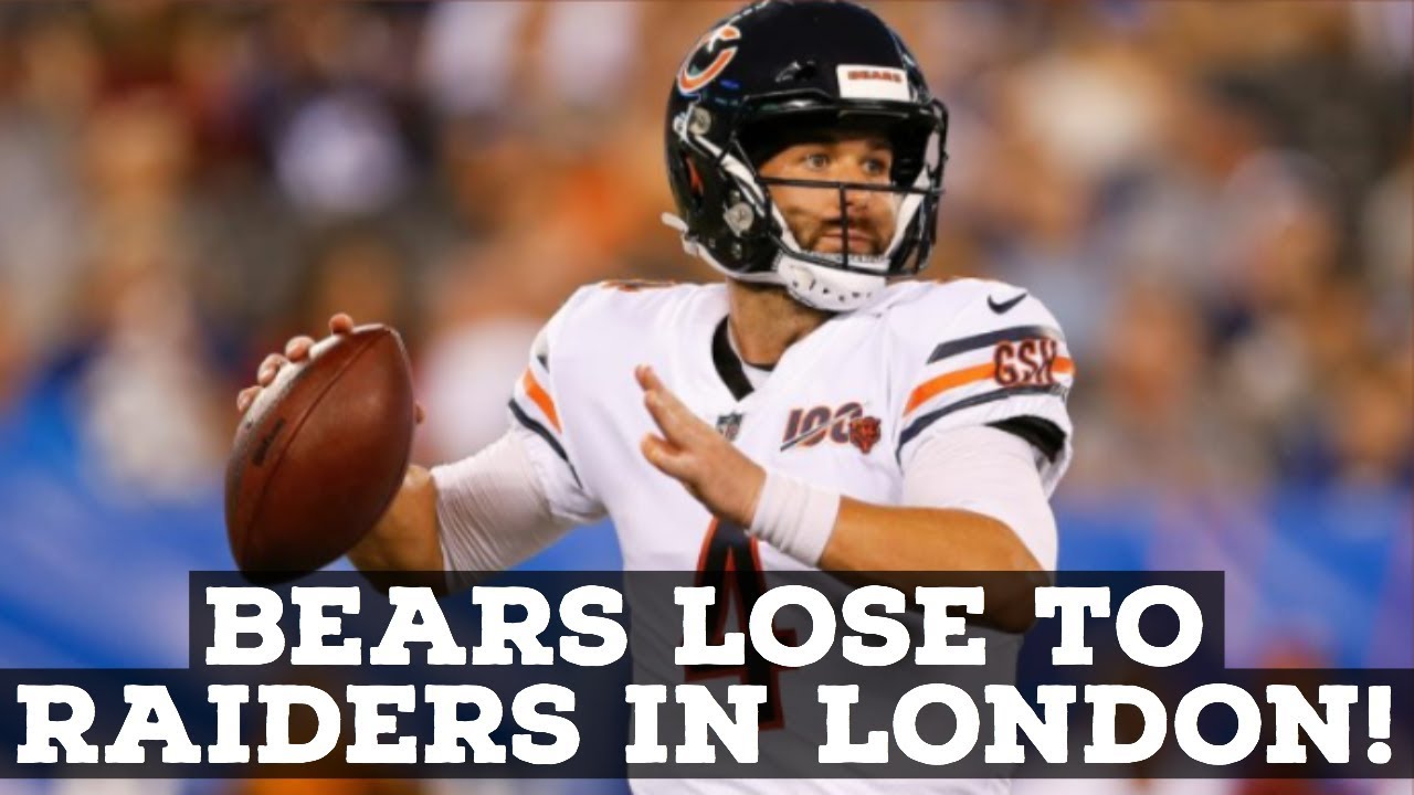Chicago Bears LOSE To Oakland Raiders In LONDON 24-21! REACTION ...