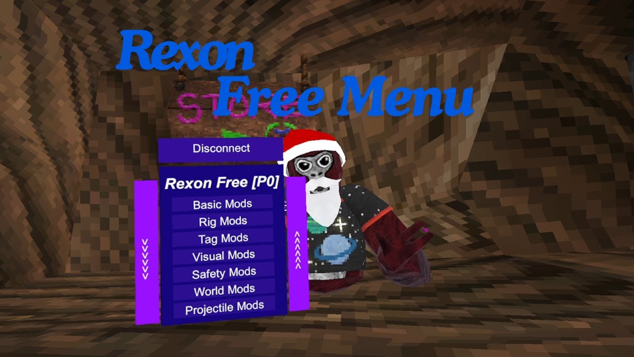 REXON FREE FINALLY GOT UPDATED (gorilla tag mod menu review) - YouTube