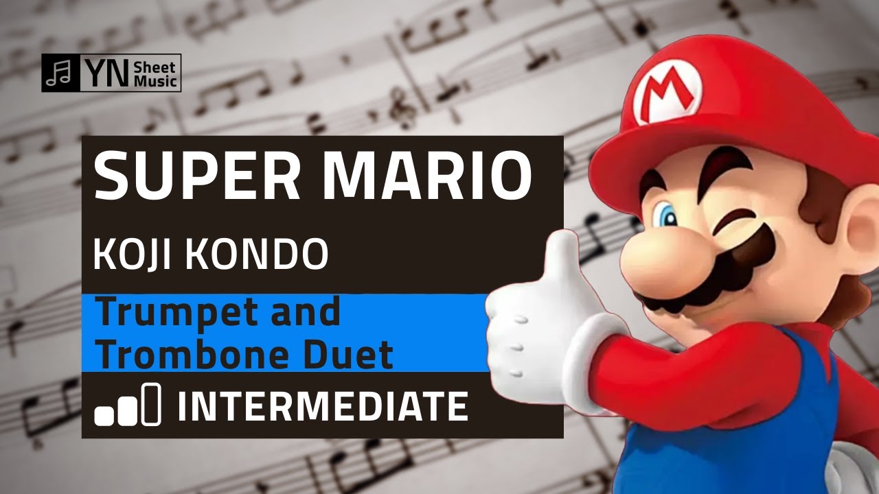 Super Mario Bros - Tumpet and Trombone Duet - YouTube