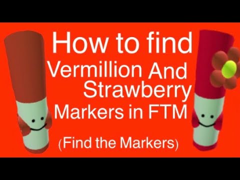 How to find Vermillion and Strawberry Markers in Find the Markers - YouTube