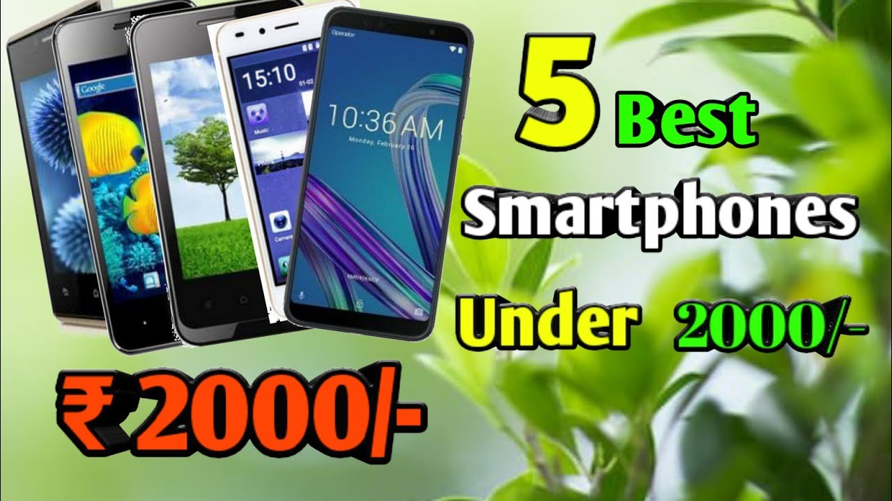 Top 5 Smartphones Under 2000 In India September 2020|Latest Smartphones ...