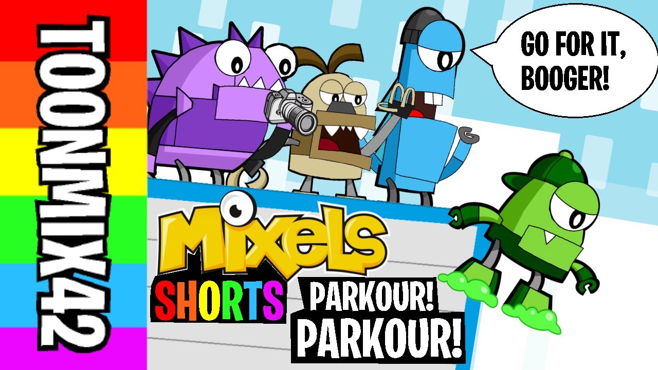 Mixels Shorts: Parkour PARKOUR! - YouTube