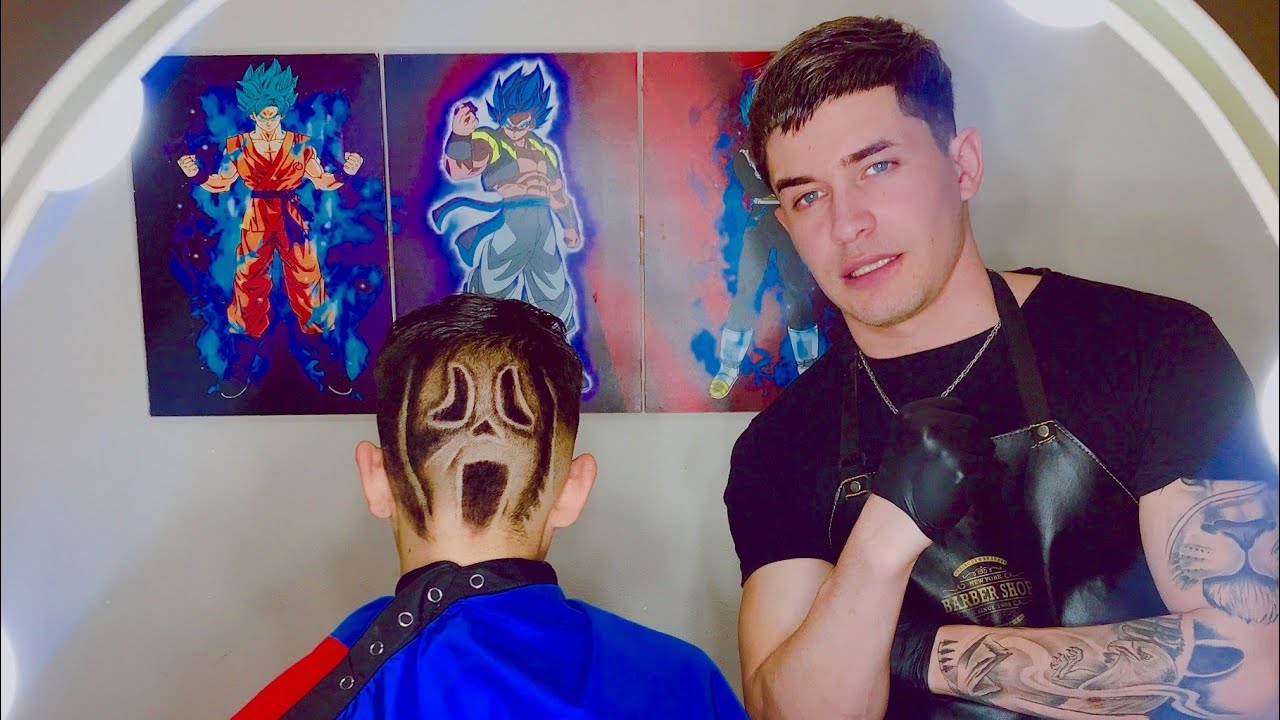 Scary movie: diseño barber ! - YouTube
