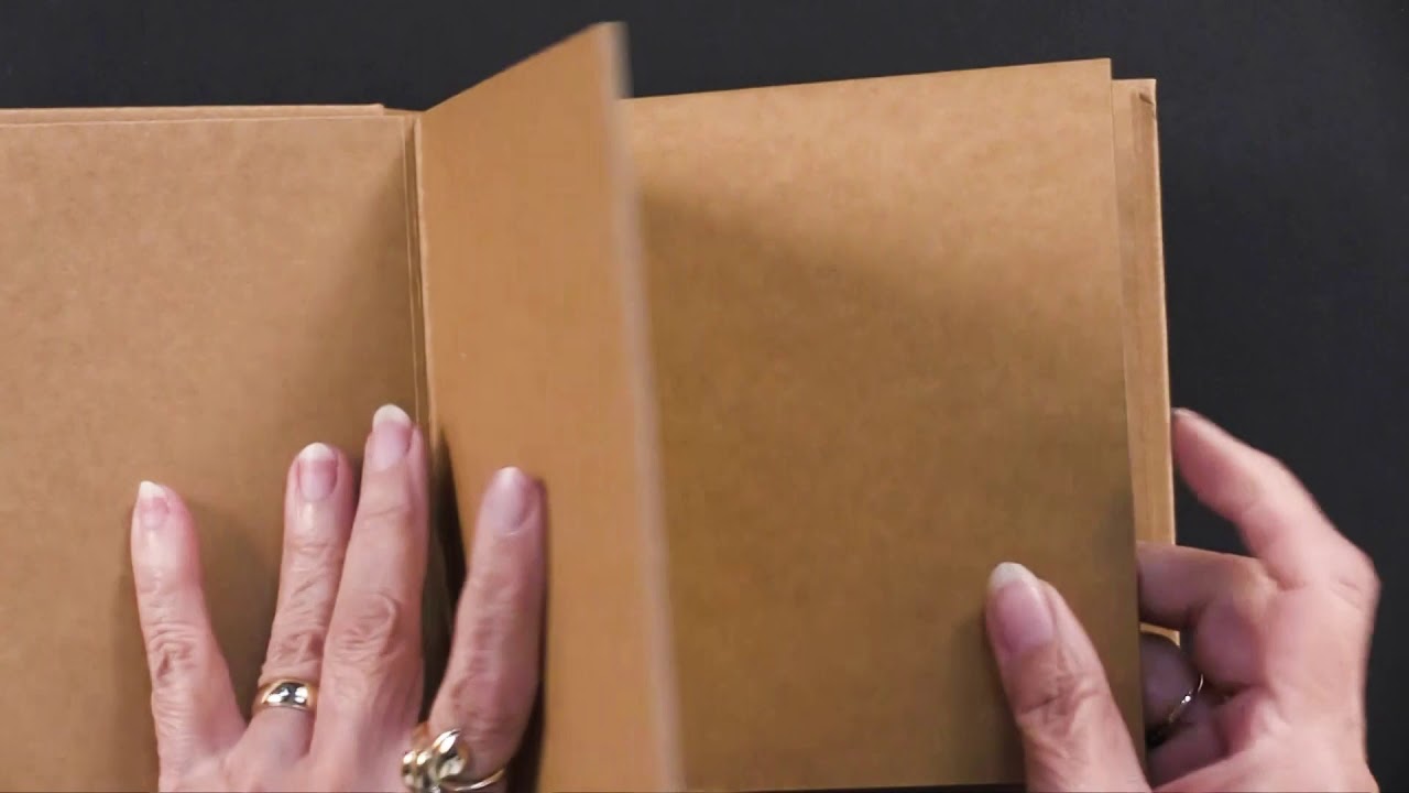 6"x6" Album Cardboard Kraft Album from Stamperia - YouTube