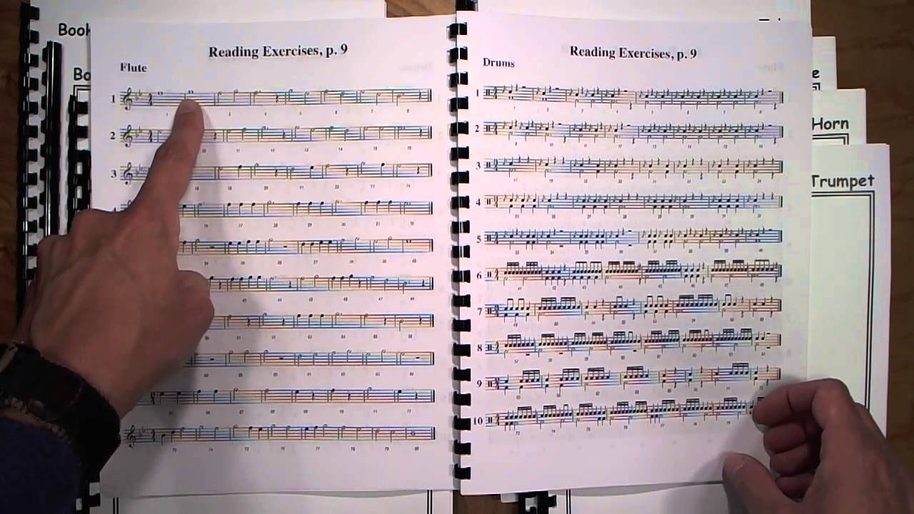 Reading Exercises for Concert Band Book 1 - YouTube