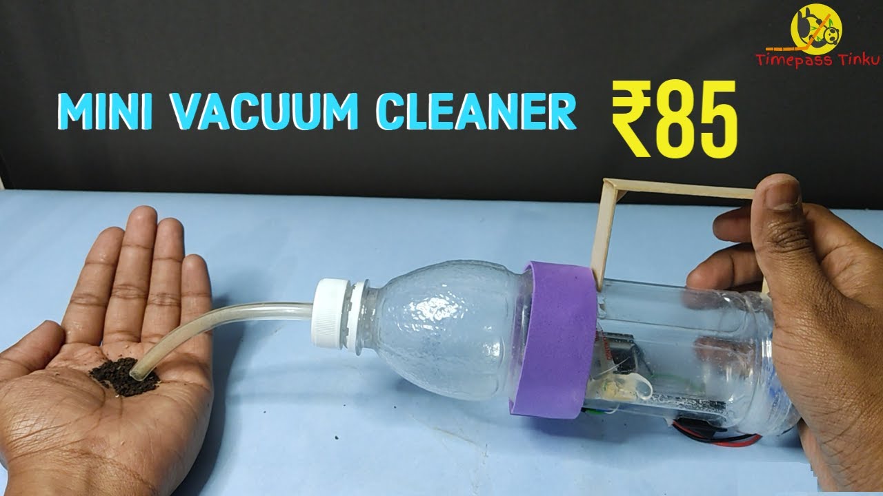 How To Make an Amazing Mini Vacuum Cleaner with simple DC motor | DIY ...