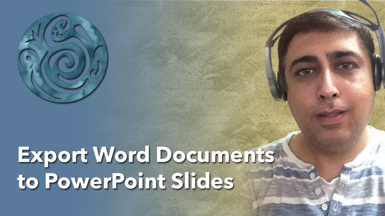 Export Word Documents To PowerPoint Slides YouTube Export Word Documents To PowerPoint Slides YouTube