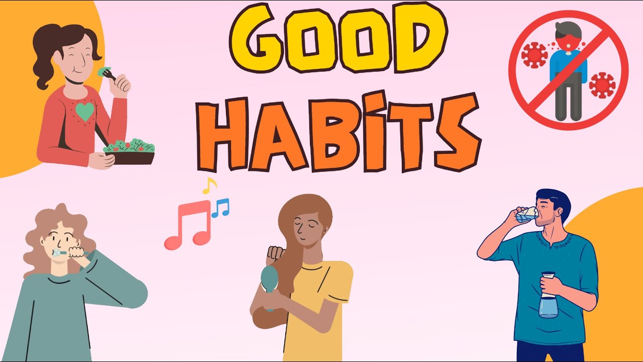GOOD HABITS Song for kids | Good Habits Rhyme for kids | English ...