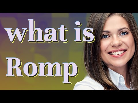 Romp | meaning of Romp - YouTube