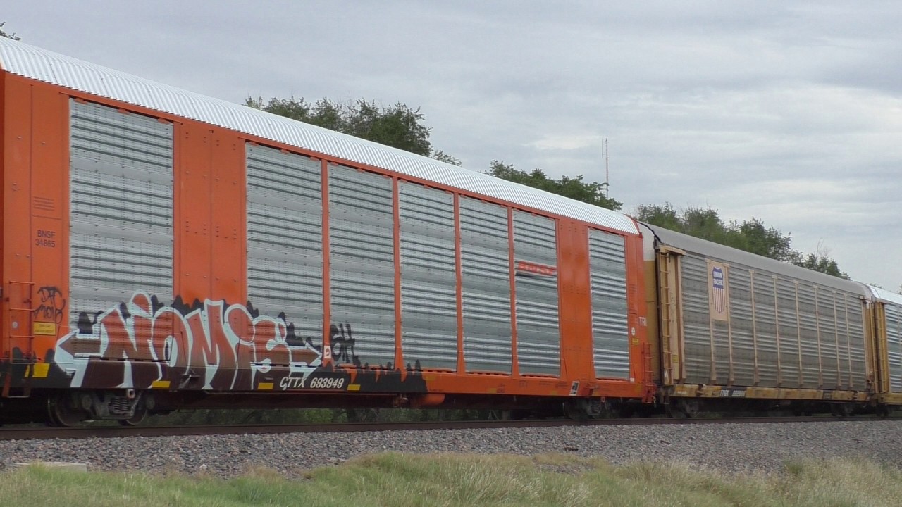 UP autorack train on the UP Golden State Route 09/08/2016 # 2 - YouTube