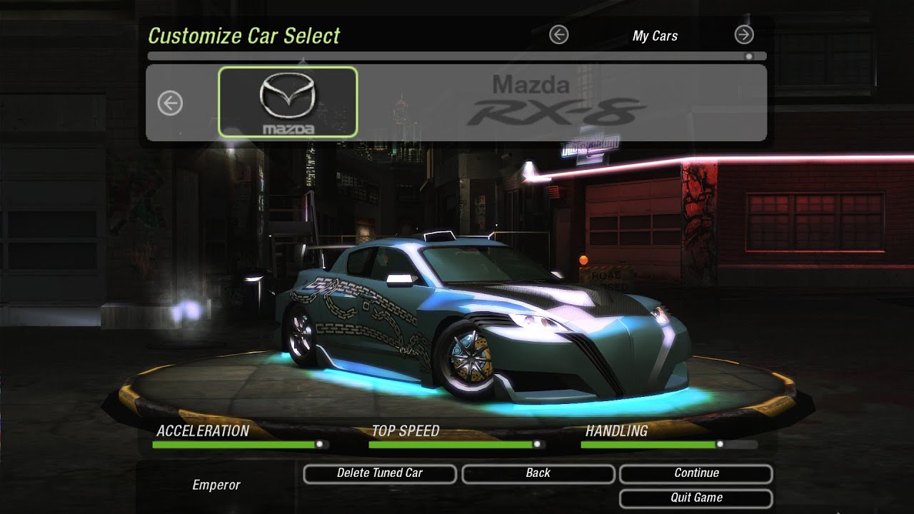 NFS Underground 2 | Mazda RX-8 | Customization and Gameplay - YouTube