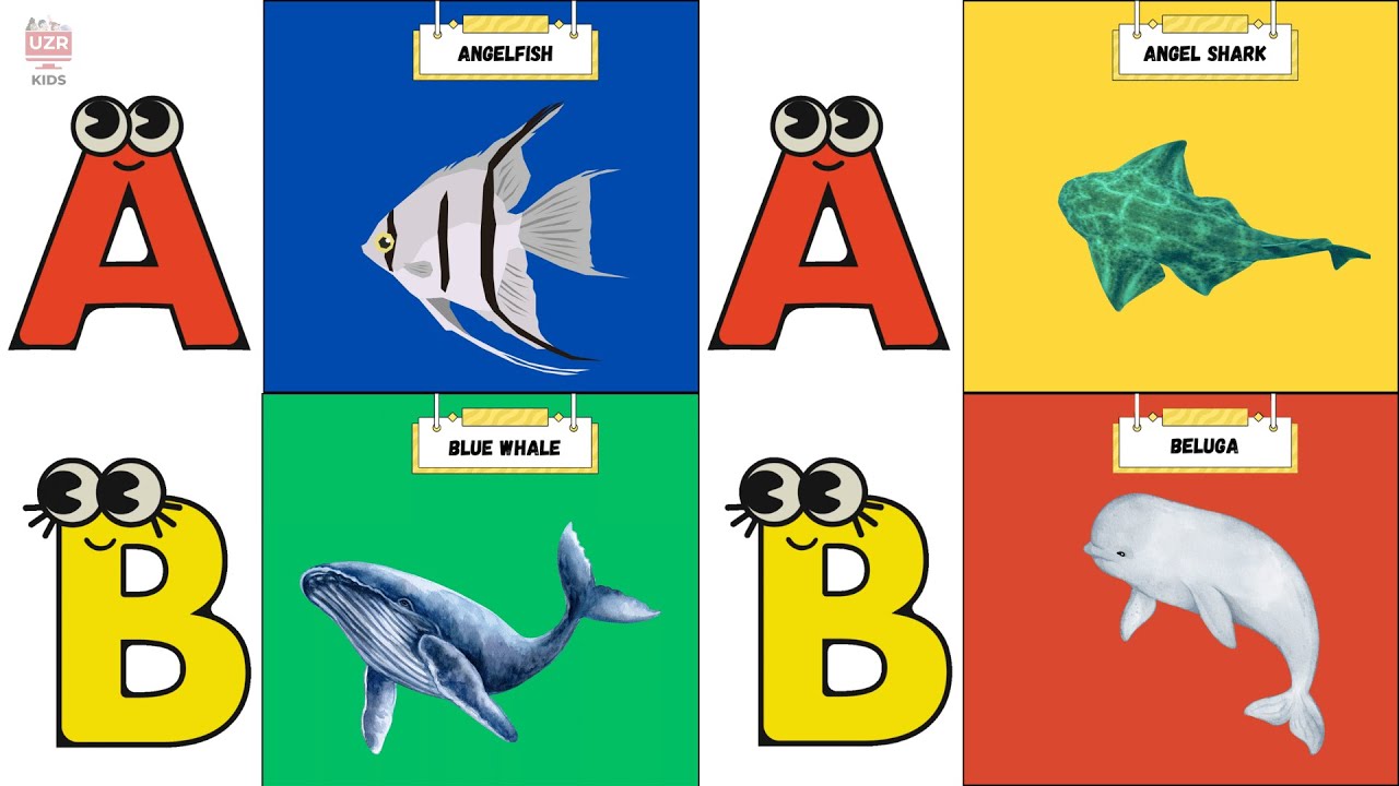 50+ ABC Sea Animals Song | Fun Underwater Learning for Kids 🎵🌊 #abcd # ...
