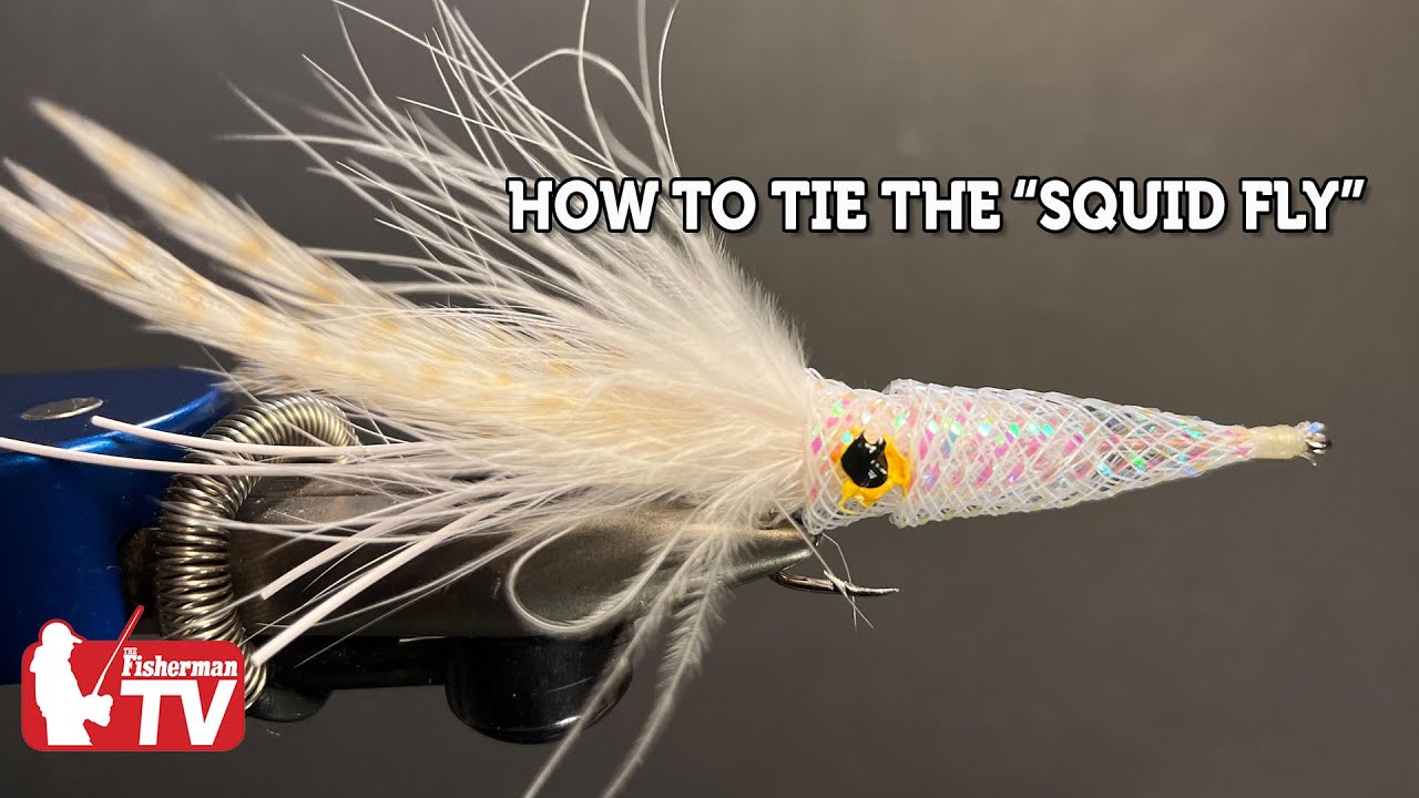 How to tie the Squid Fly for Fluke - YouTube