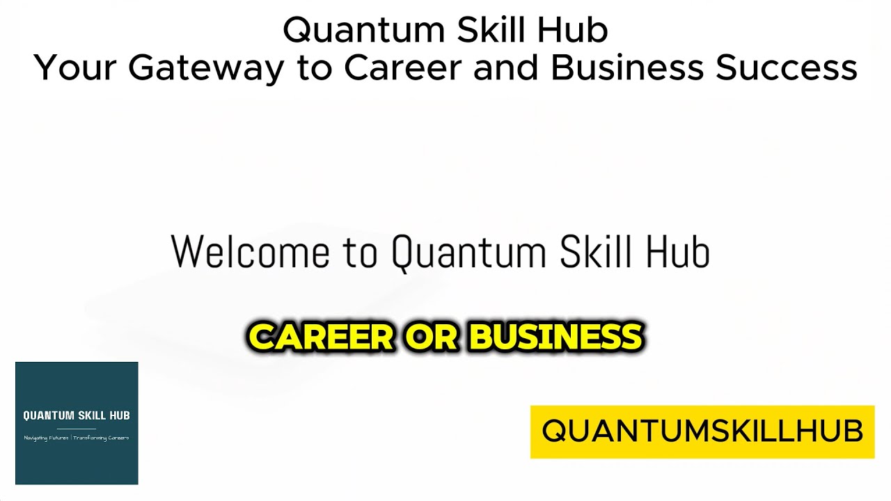 Welcome to Quantum Skill Hub: Your Gateway to the Future of Learning - YouTube