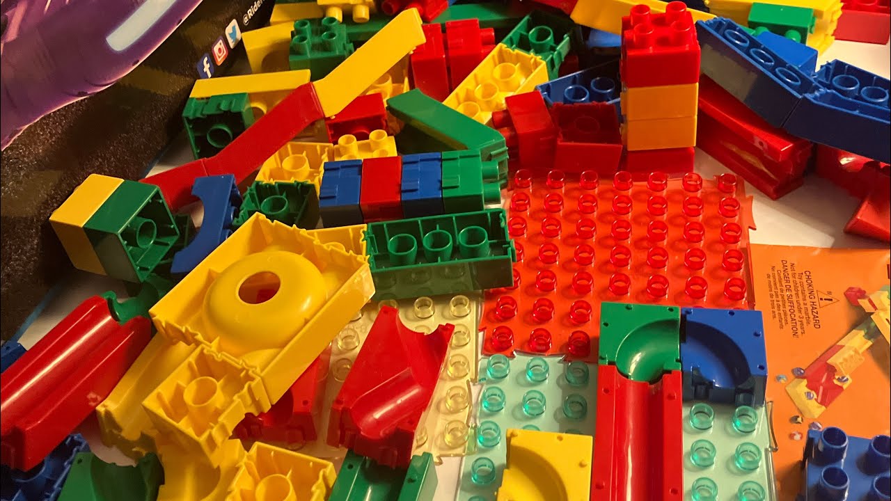 Block n’ Roll marble run marble set - YouTube