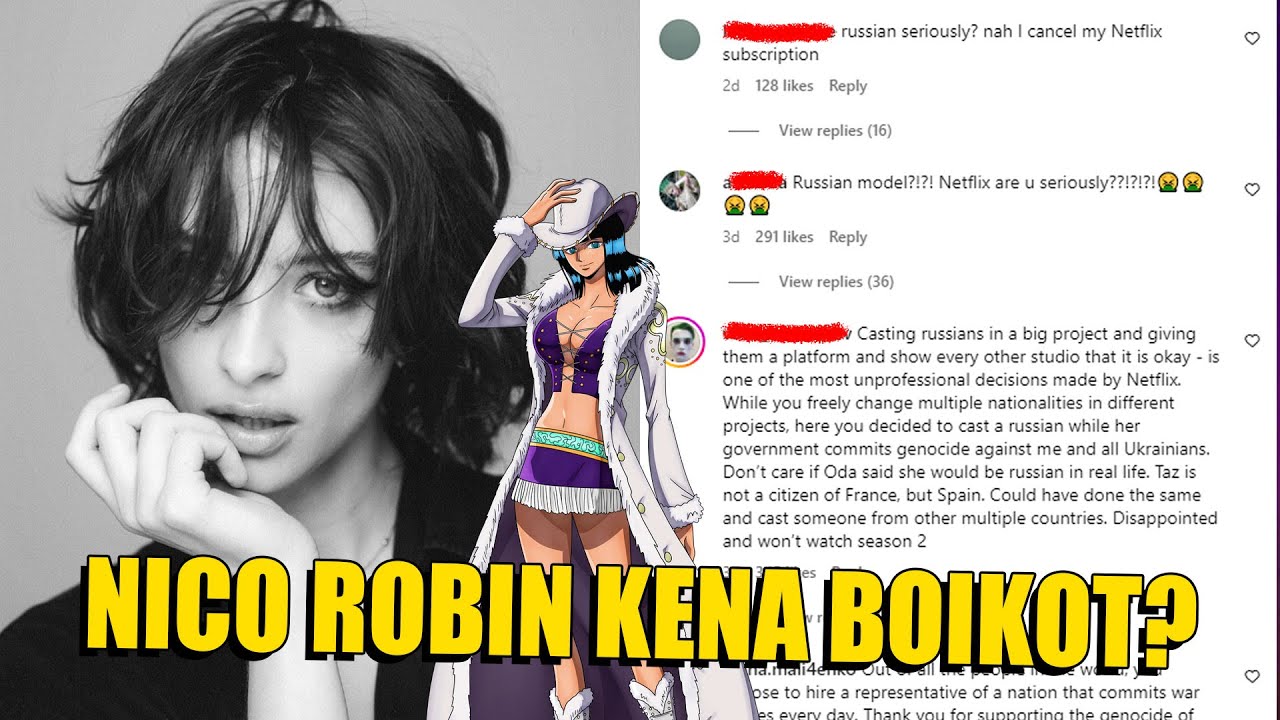 Drama pemeran Nico Robin OP live action... Banyak yang protes karena ...
