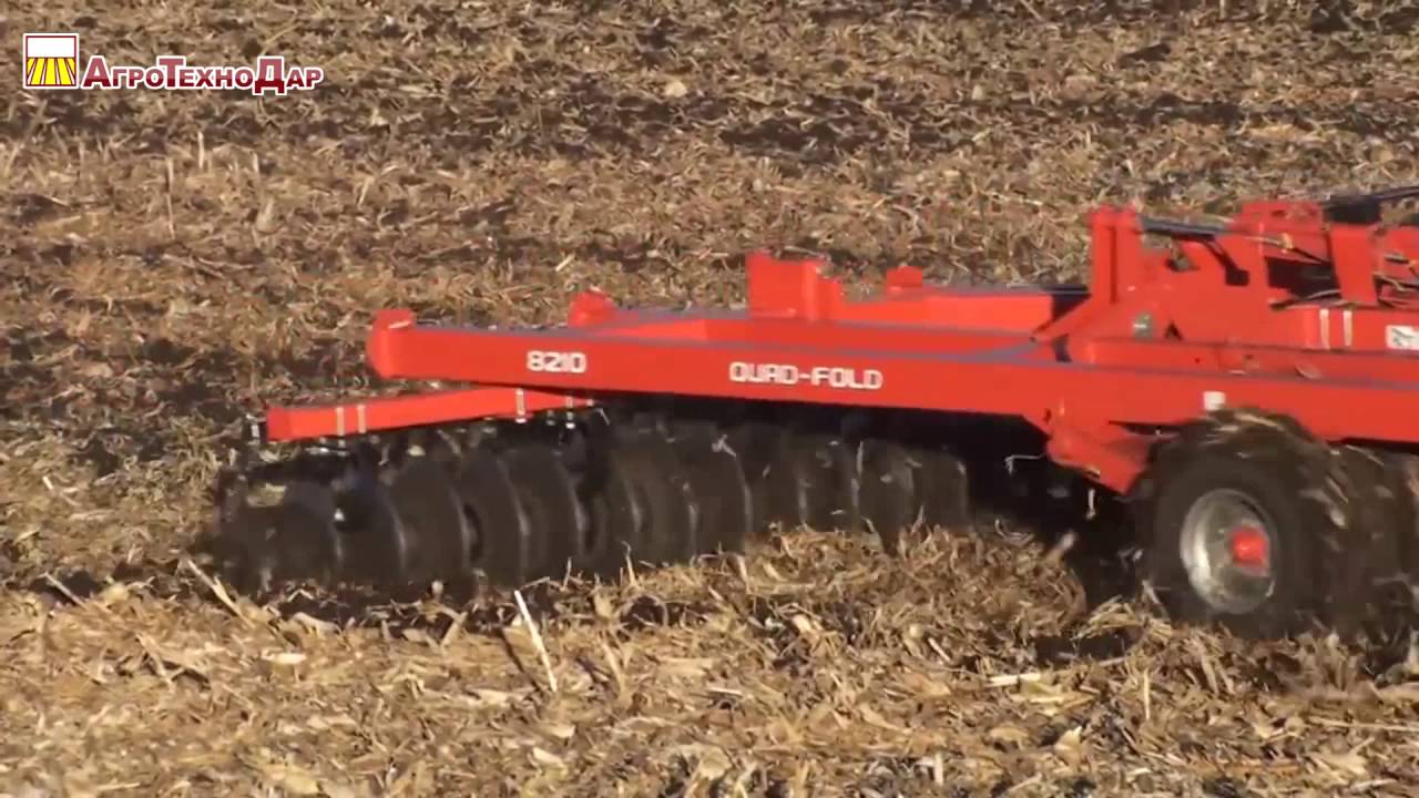 Kuhn Krause 8210 Tandem Disc Harrows Features and Benefits - YouTube
