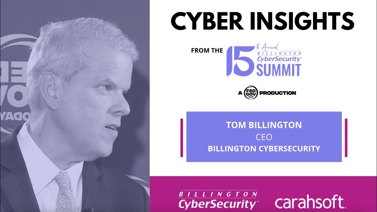 Cyber Insights with Tom Billington, CEO - Billington CyberSecurity - YouTube