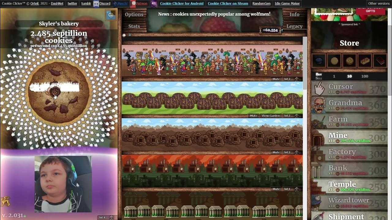 Cookie Clicker P.2 Unleash the grandma's - YouTube