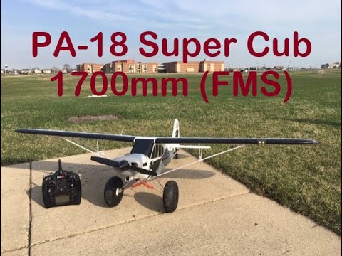 FMS PA-18 Super Cub 1700mm - YouTube