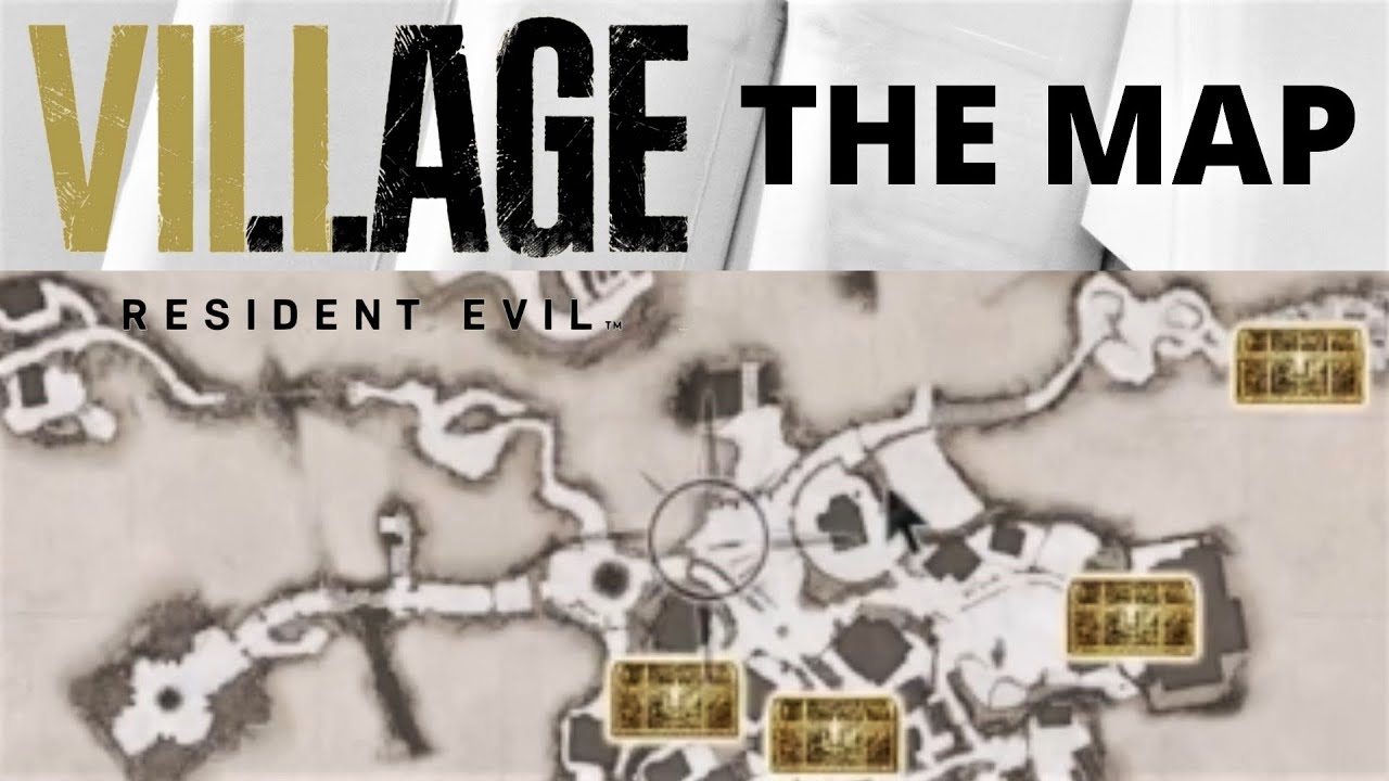 HOW BIG IS THE MAP in Resident Evil Village? Run Across the Map - YouTube