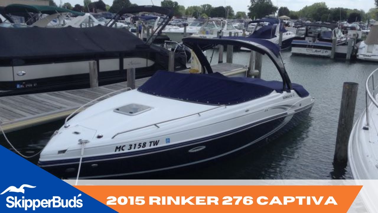 2015 Rinker 276 Captiva Sport Boat Tour SkipperBud's - YouTube