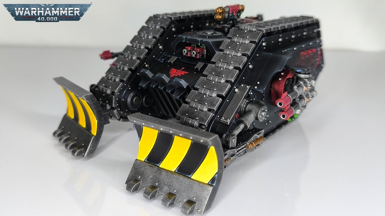 Dark Angels Land Raider Proteus - Warhammer 40K - YouTube