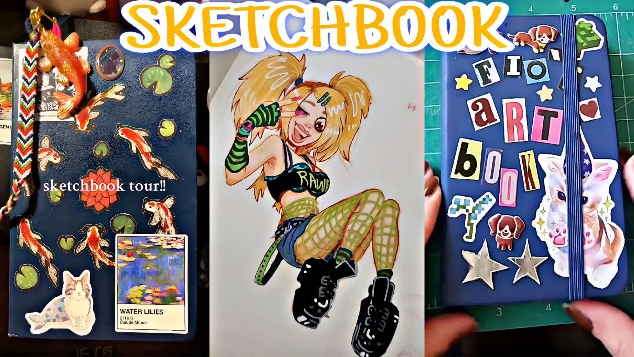 SKETCHBOOK Drawing October 2024 | ART Compilation #3 📓 - YouTube