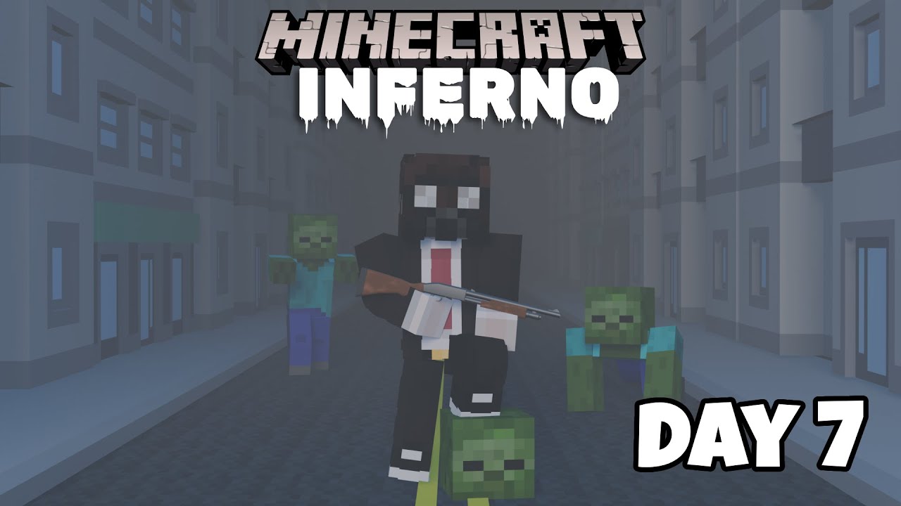 Surviving a Modded ZOMBIE APOCALYPSE (INFERNO VIRUS) EP 1 - YouTube