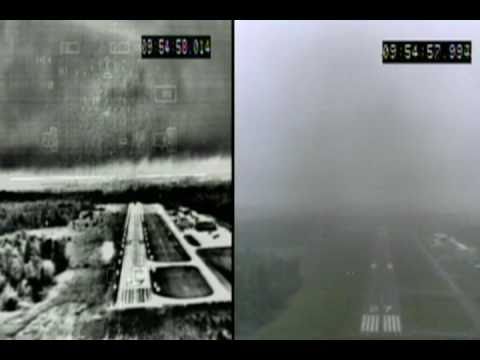 Gulfstream EVS, Low Visibility Approach - YouTube