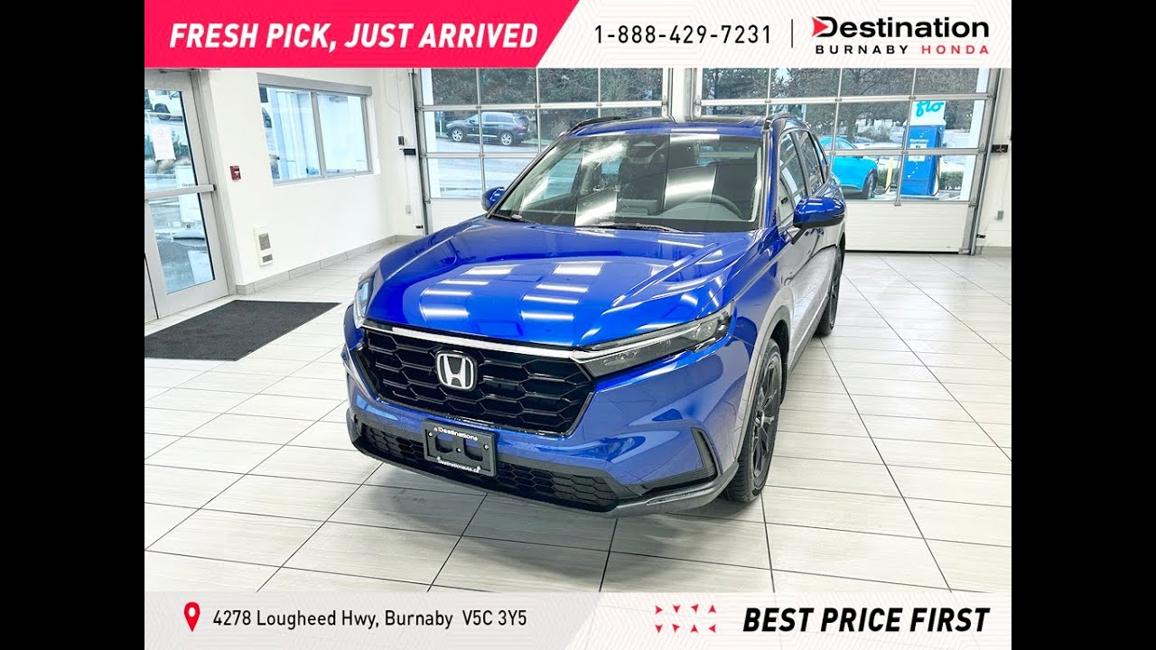 2024 Honda CR-V Sport - Still Night Blue - YouTube