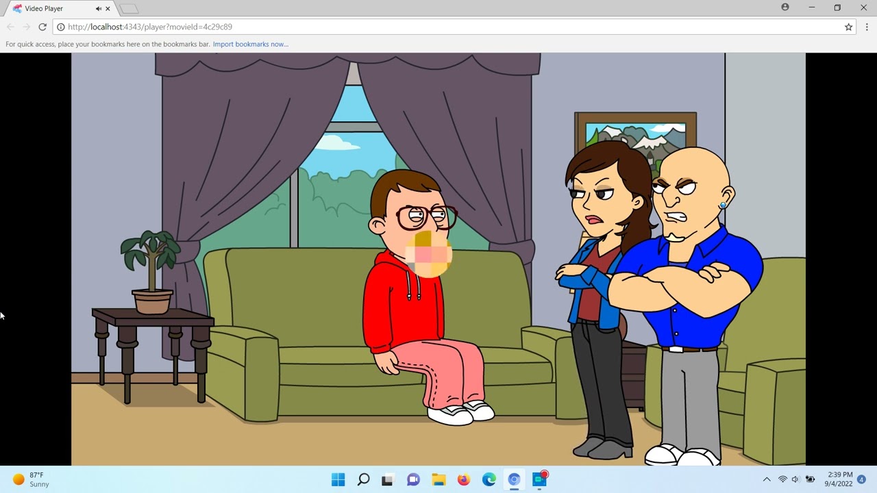 Richard uses cuss words and gets grounded! - YouTube
