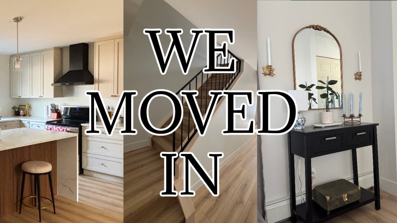 WE FINALLY MOVED INTO OUR NEW HOME - YouTube