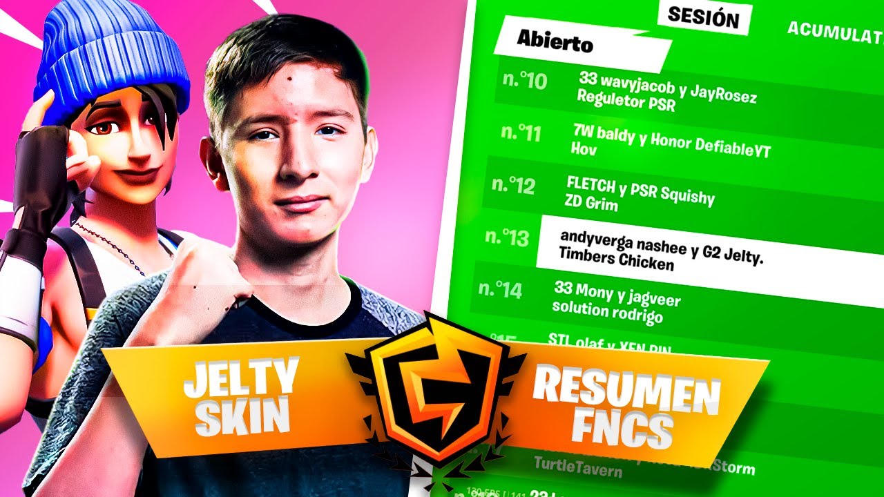 REGRESA la JELTY SKIN 😍 RESUMEN GRAND FINALS FNCS DÍA 1 😎 - YouTube