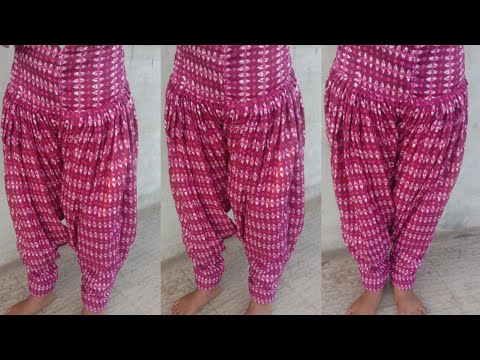 Patiyala salwar ki cutting how to make Patiala salwar cutting and ...