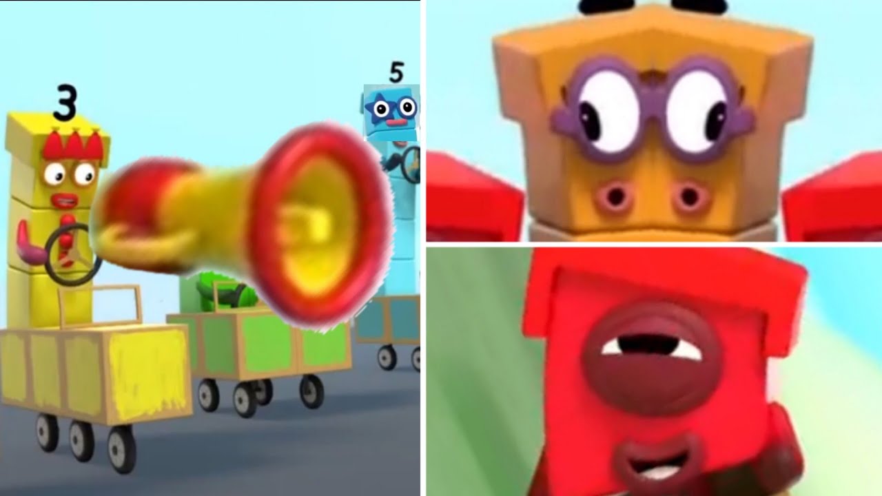 Numberblocks YTP: The Race for the Papaya Trophy - YouTube