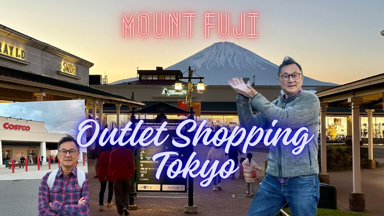 Japan biggest outlet mall facing Mount Fuji. First time been to Costco ...