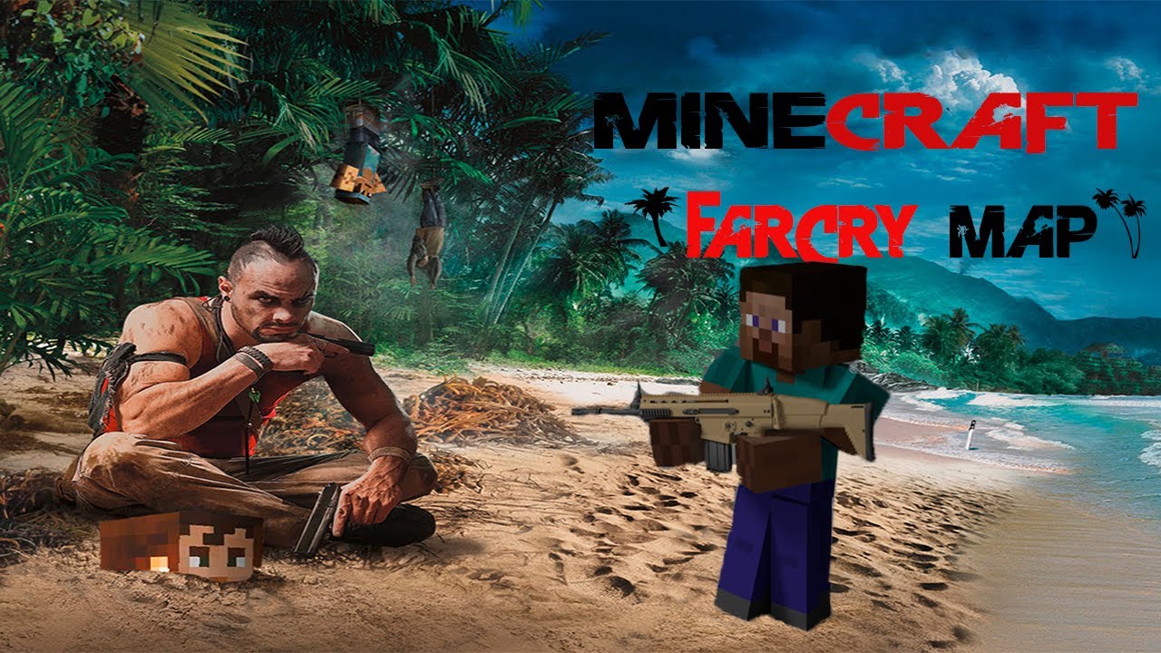 Minecraft Far Cry 3 Mod: Island Map! (Part 2) - YouTube
