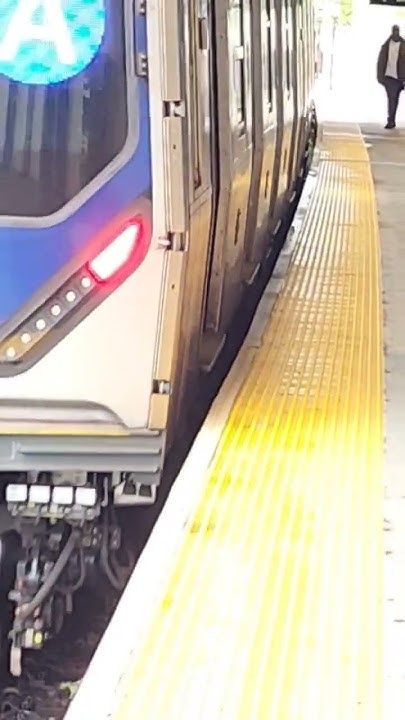 MTA R211 (A) Train Departing Broad Channel - YouTube