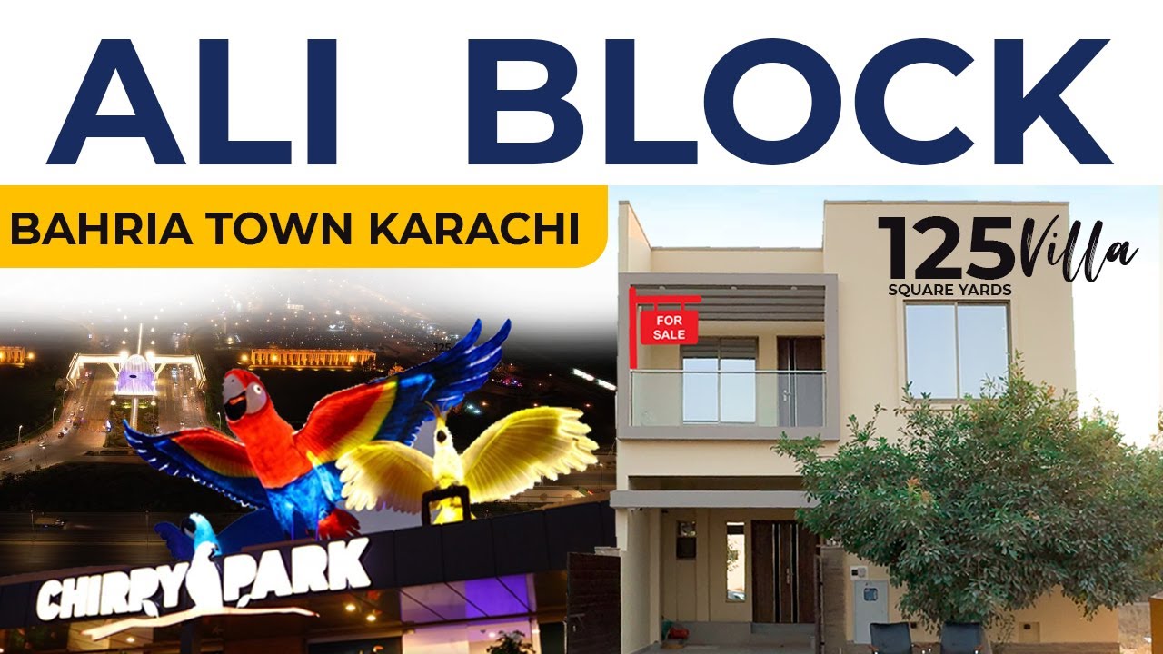 Ali Block Villa in Bahria Town Karachi | 125 Sq Yards Bahria Town ...